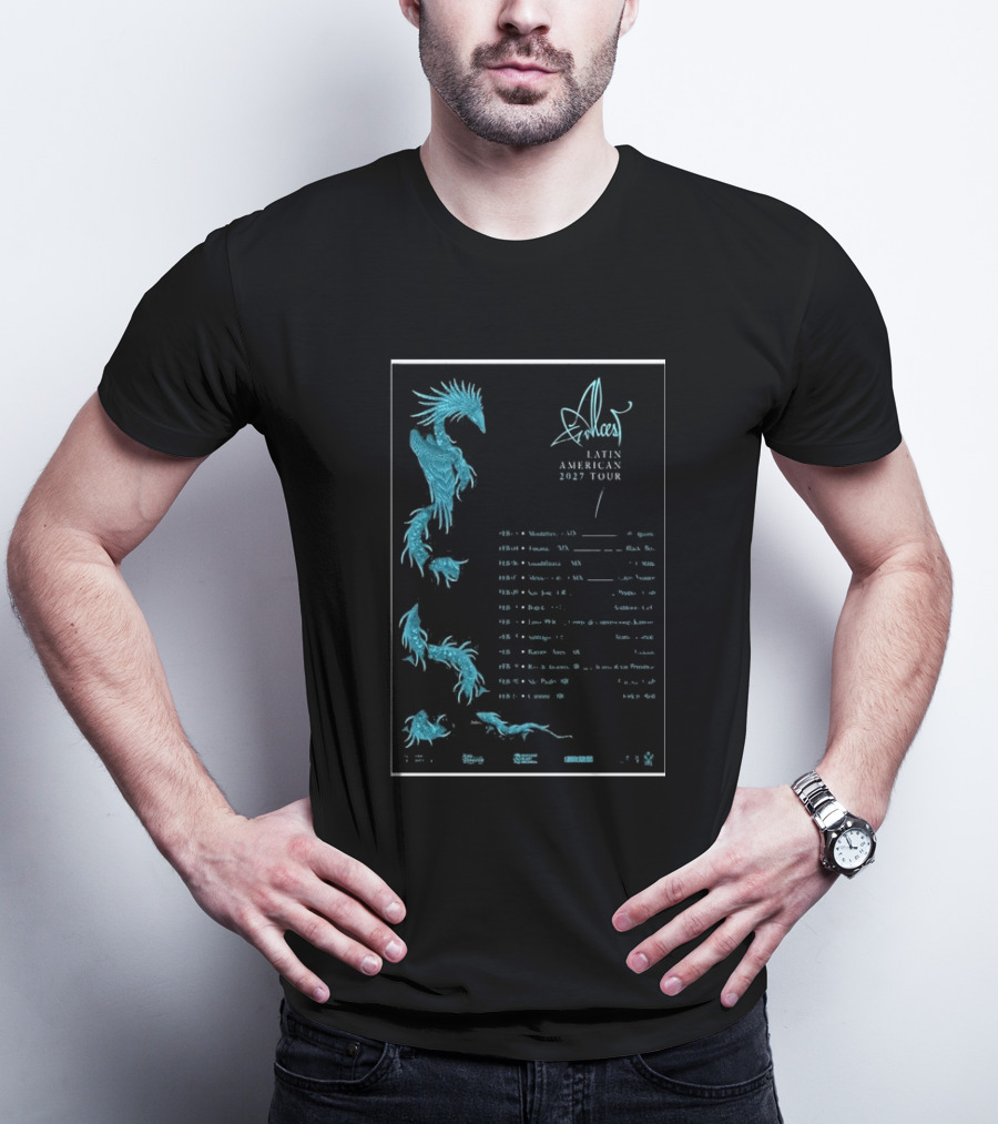 Alcest Latin American Tour 2027 Dates And Locations With Mythical Dragon T-Shirt