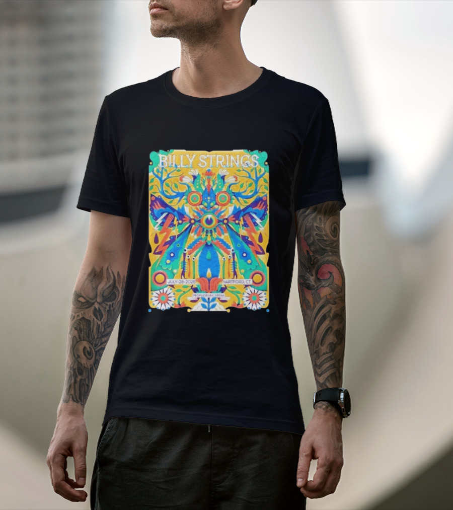 Billy Strings PeoplesBank Arena Hartford CT July 28 2026 T-Shirt