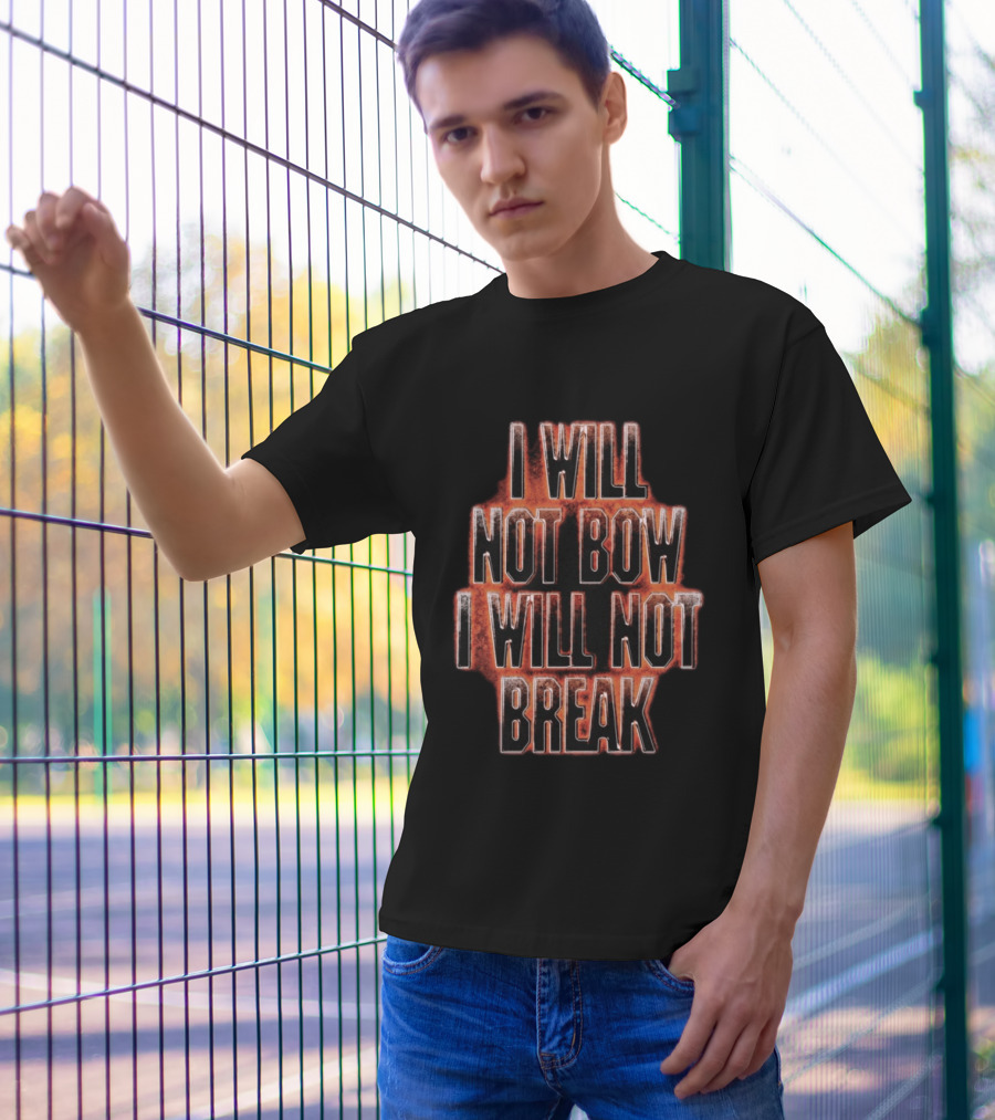 Breaking Benjamin Merchandise I Will Not Bow I Will Not Break T-Shirt
