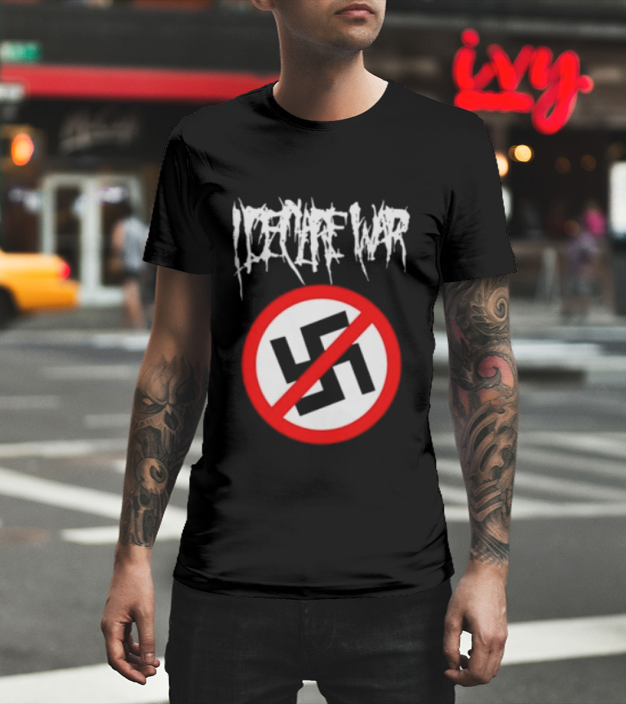 I Declare War Anti Nazi Symbol Graphic Merchnow Collection T-Shirt