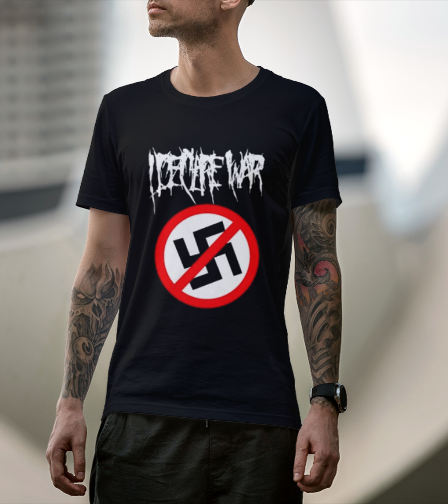 I Declare War Anti Nazi Symbol Graphic Merchnow Collection T-Shirt