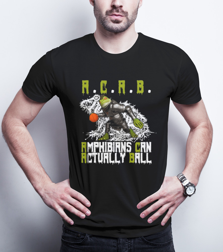 Firehouse 666 Store Acab Amphibians Can Actually Ball Frog Mallet T-Shirt