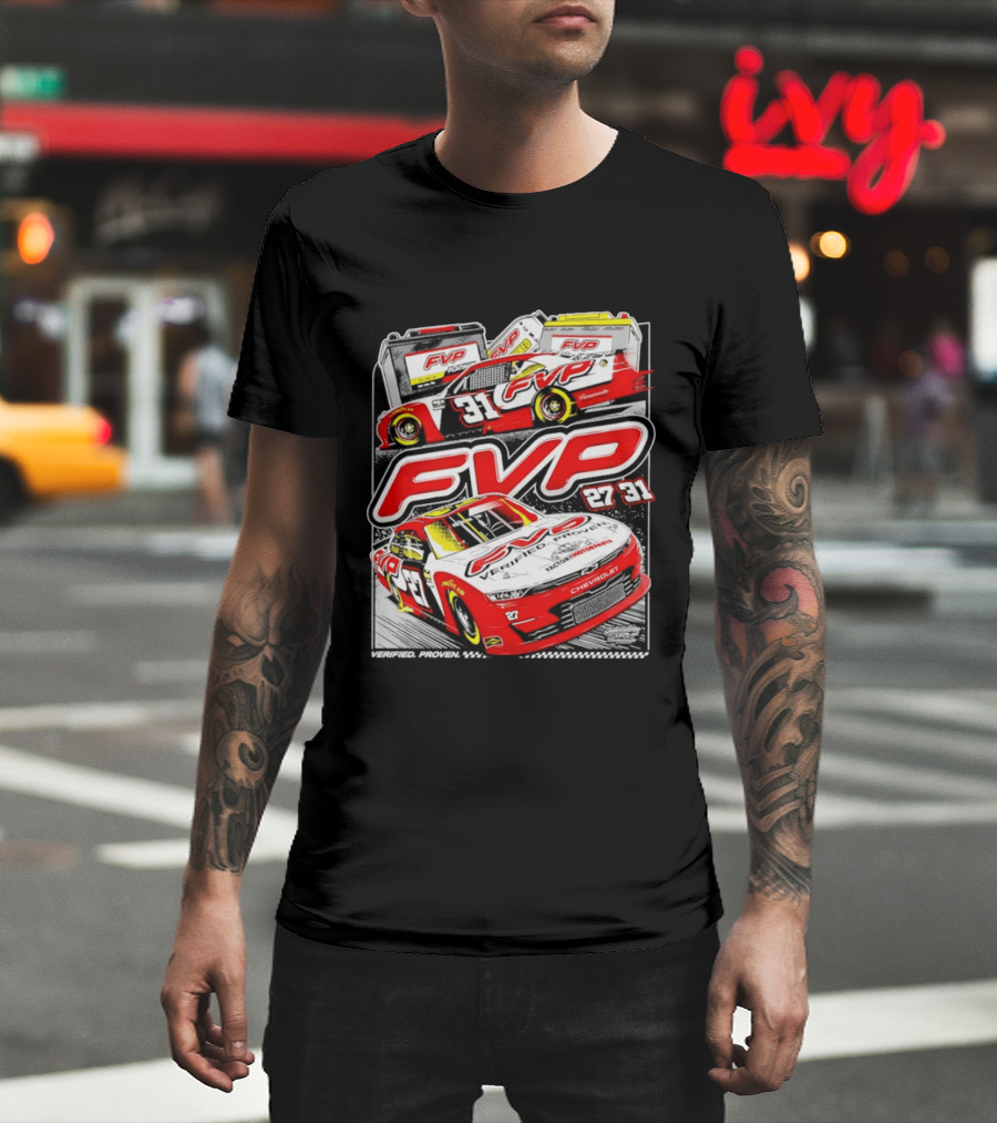 FVP Verified Proven Jordan Anderson Racing Chevrolet 27 31 T-Shirt