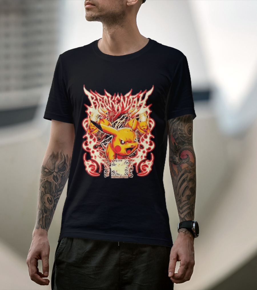 Brokendah High Voltage Pikachu Pokémon Electric Burst T-Shirt