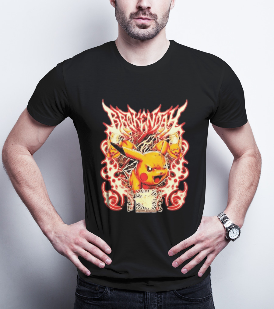 Brokendah High Voltage Pikachu Pokémon Electric Burst T-Shirt