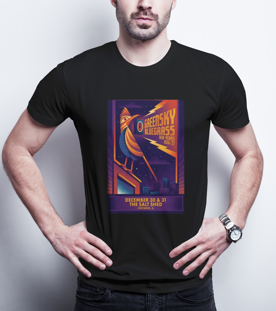 GreenSky Bluegrass New Years 2026/27 December 30 & 31 The Salt Shed Chicago IL T-Shirt