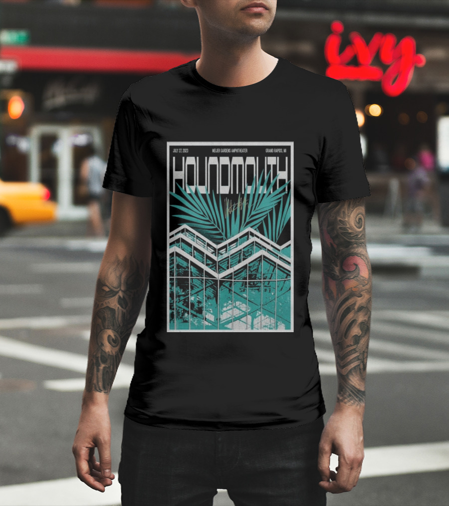 Houndmouth Meijer Gardens Amphitheater Grand Rapids July 27 2023 T-Shirt