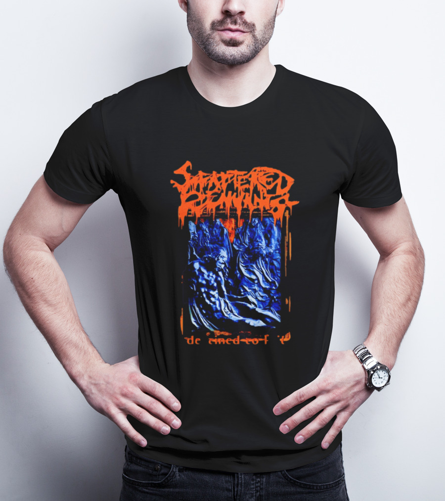 Scattered Remnants Destined To Fail Death Metal Album Cover T-Shirt