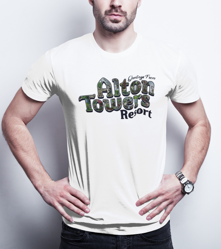 Greetings From Alton Towers Resort Theme Park Adventure T-Shirt