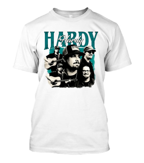 Hardy Country Music Singer Montage Collage T-Shirt
