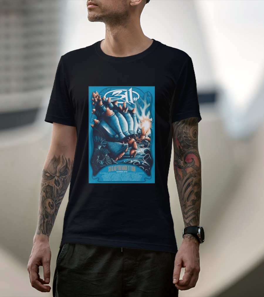 311 So Glad You Made It Tour Summer 2026 Concert Dates Locations T-Shirt