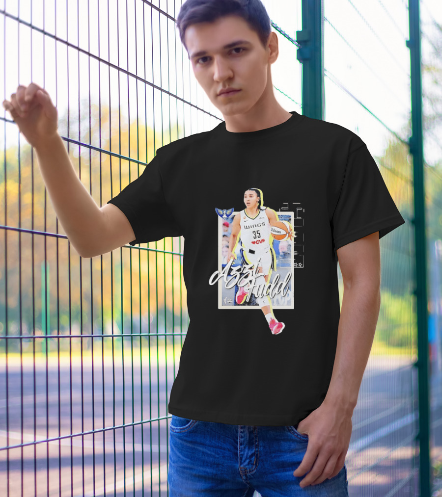 Azzi Fudd Dallas Wings 35 Basketball WNBA Slam Magazine Cover Sports Fashion T-Shirt