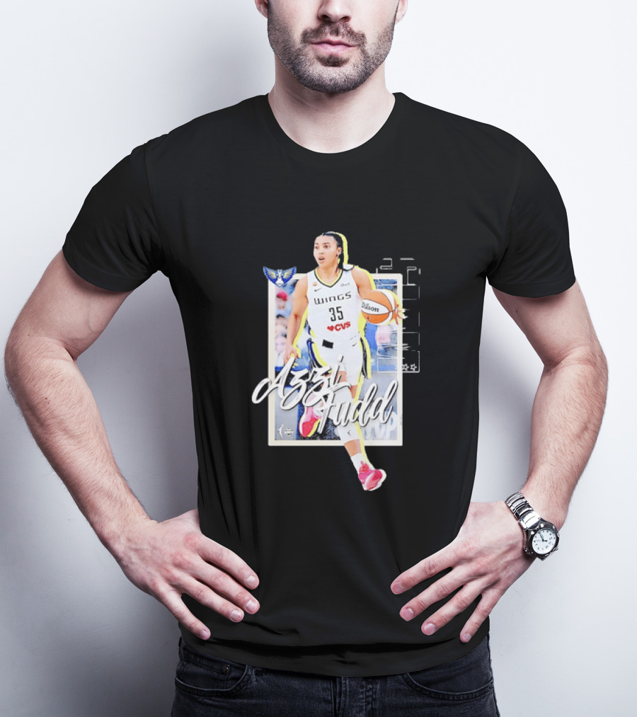 Azzi Fudd Dallas Wings 35 Basketball WNBA Slam Magazine Cover Sports Fashion T-Shirt