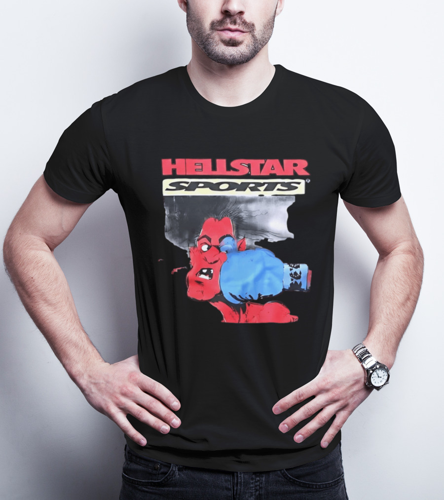 Hellstar Sports Boxing Comic Urban Streetwear T-Shirt