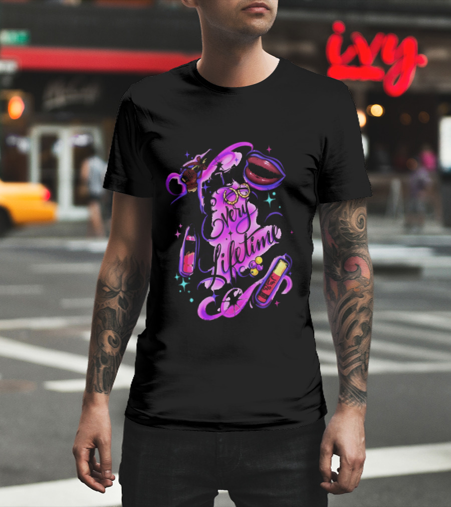 In Every Lifetime Hustle Lip Glo Airbrush T-Shirt