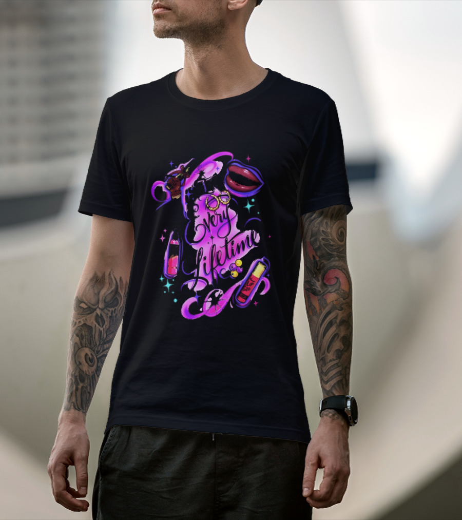 In Every Lifetime Hustle Lip Glo Airbrush T-Shirt