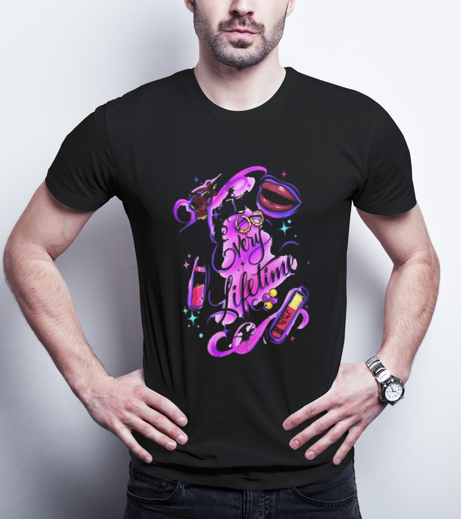 In Every Lifetime Hustle Lip Glo Airbrush T-Shirt
