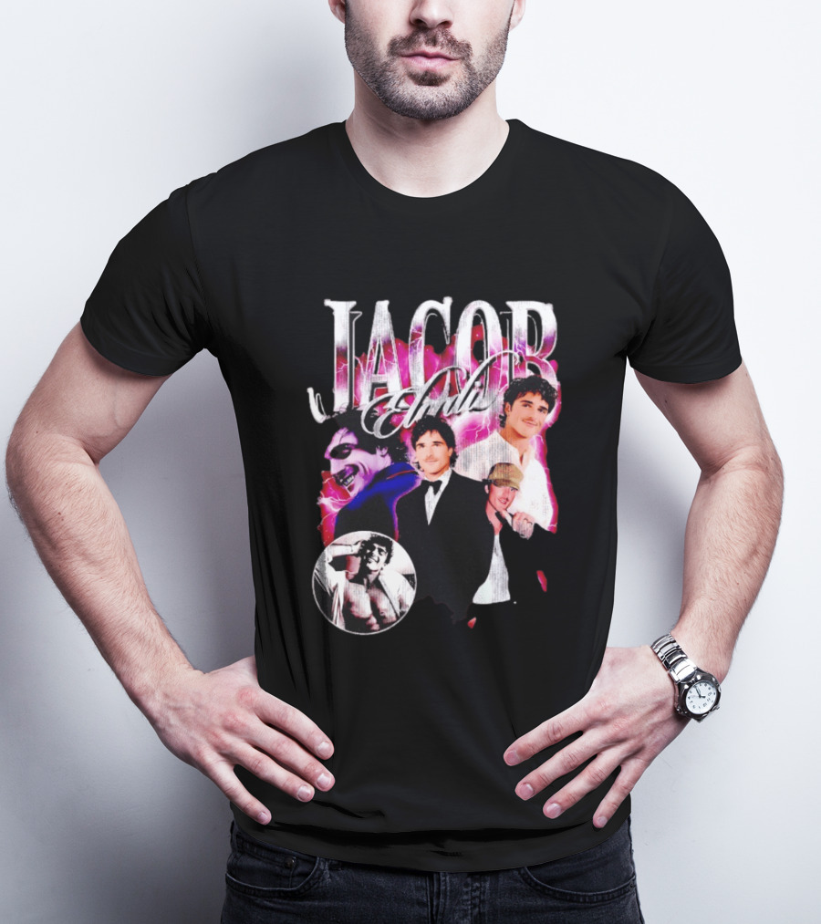 Jacob Elordi Collage Joker Suit Hat Aesthetic T-Shirt