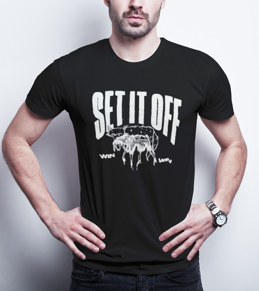 Set It Off Win Win Goat Sketch T-Shirt