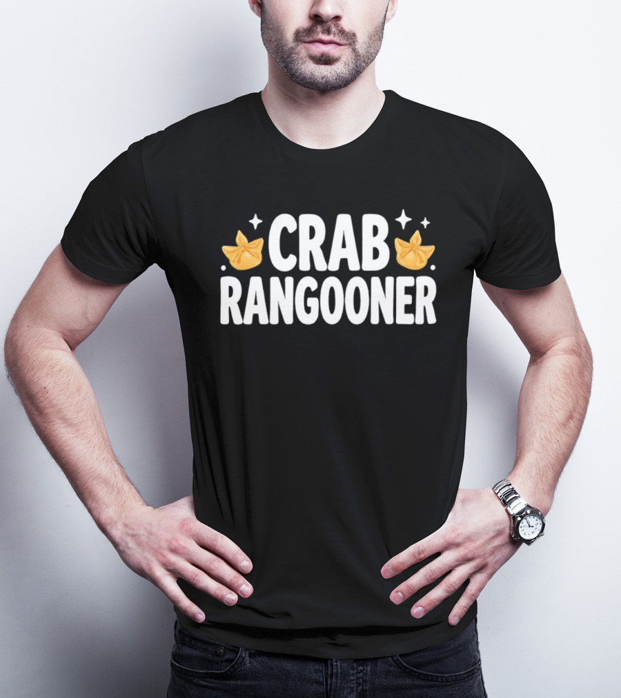 Crab Rangooner Chinese Food Appetizer Fun Novelty T-Shirt