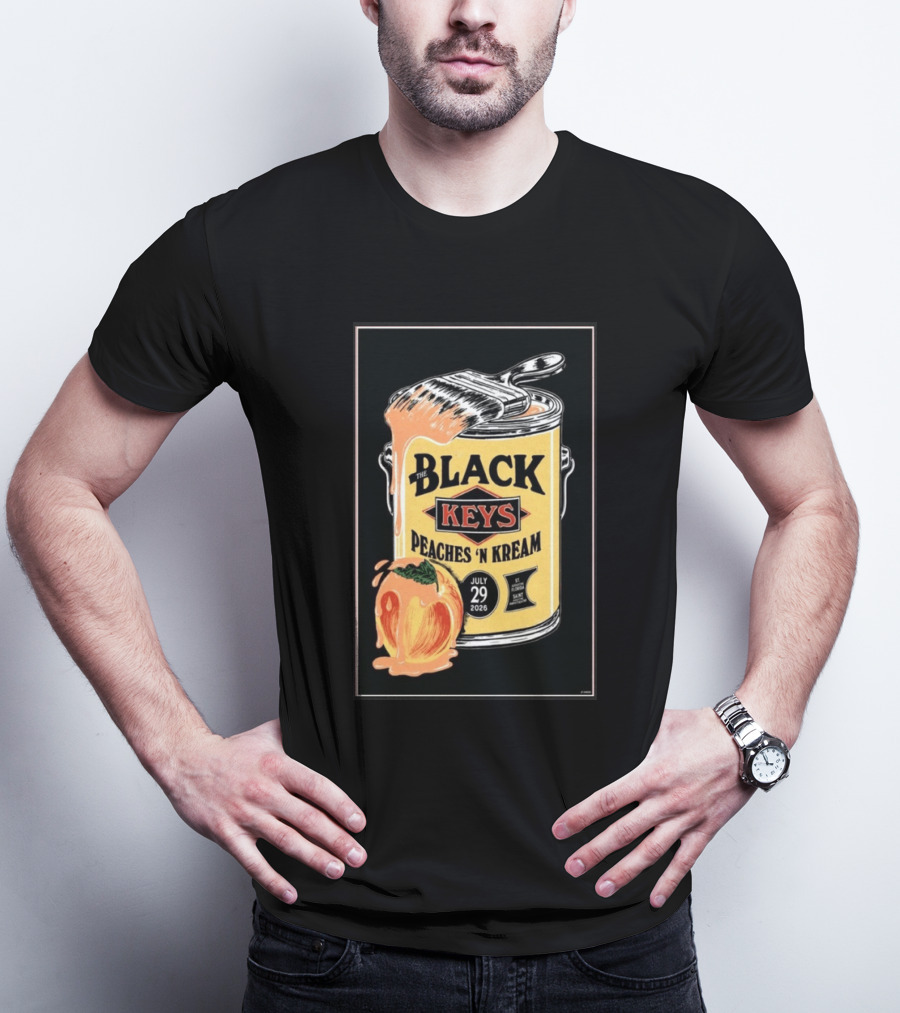 The Black Keys Peaches 'N Kream July 29 2026 St. Augustine Florida T-Shirt