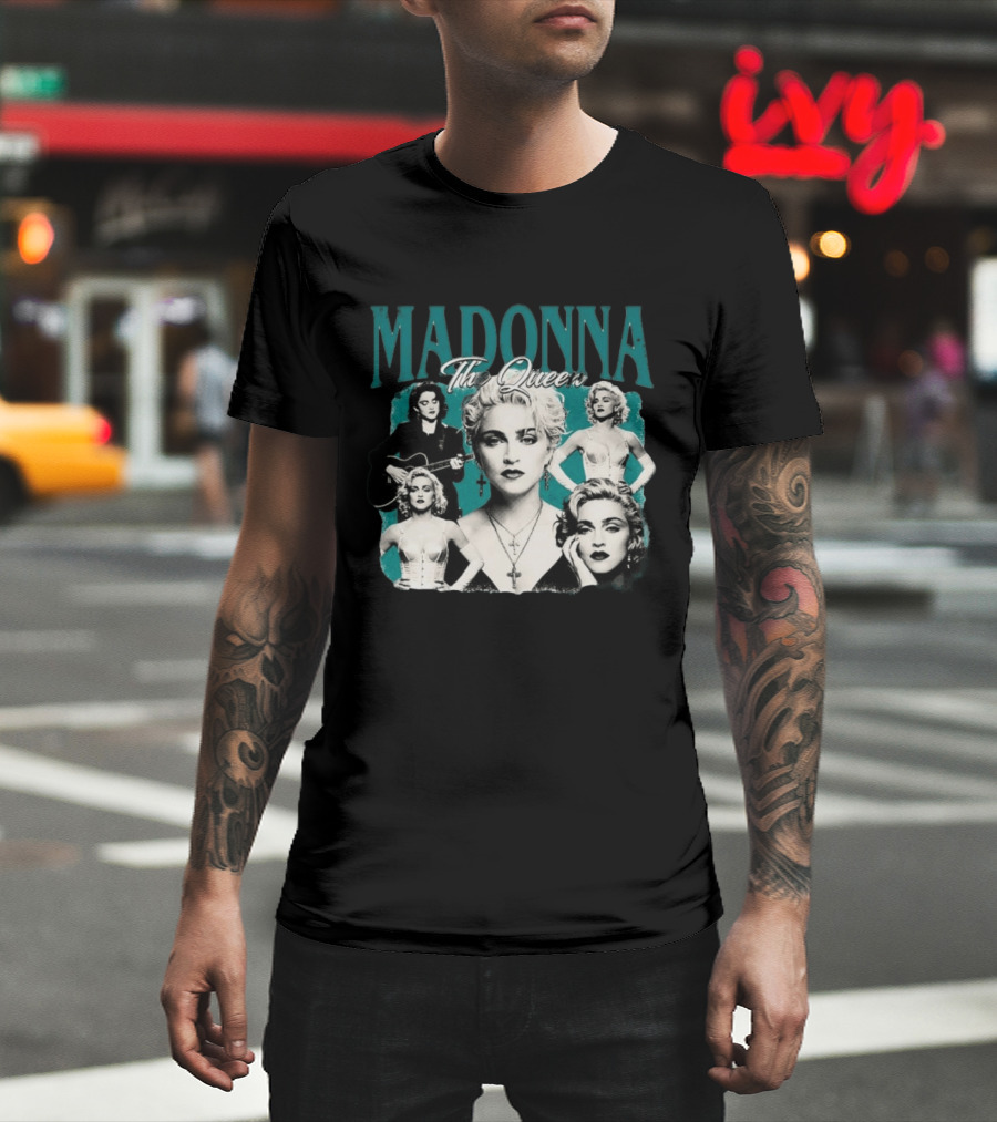 Madonna The Queen Iconic 90s Music Legend T-Shirt