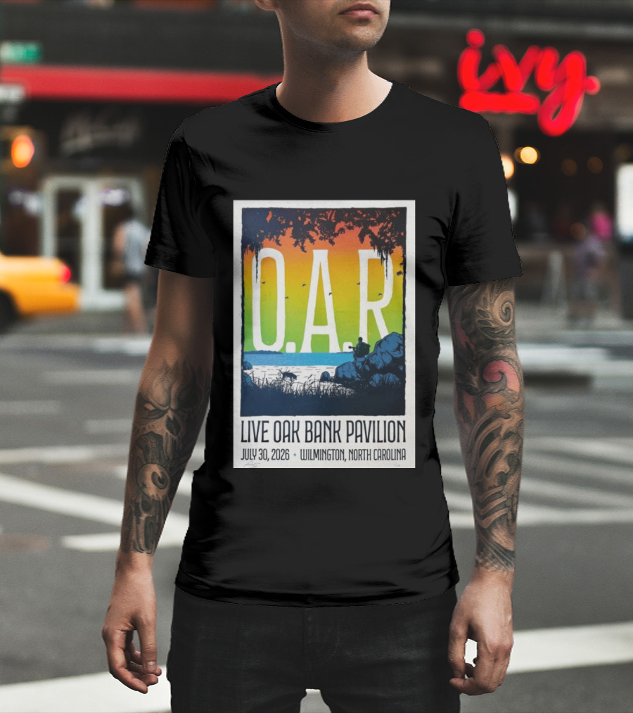 O.A.R. Live Oak Bank Pavilion July 30 2026 Wilmington North Carolina T-Shirt