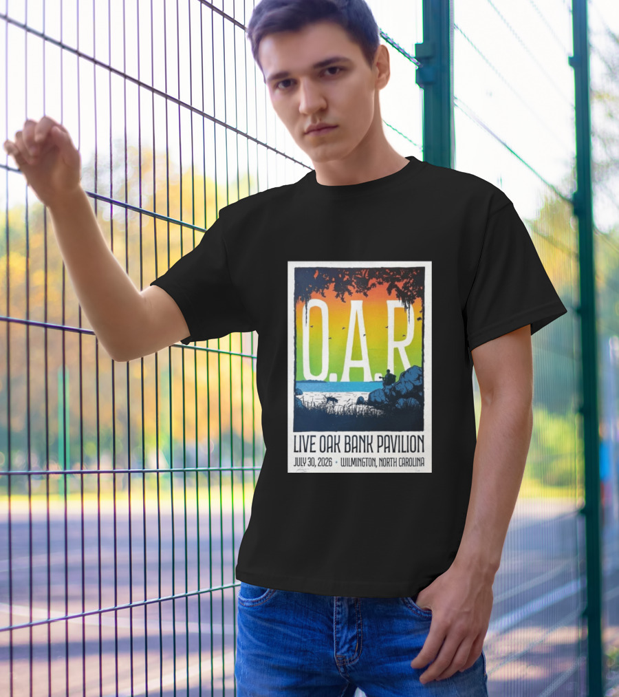 O.A.R. Live Oak Bank Pavilion July 30 2026 Wilmington North Carolina T-Shirt