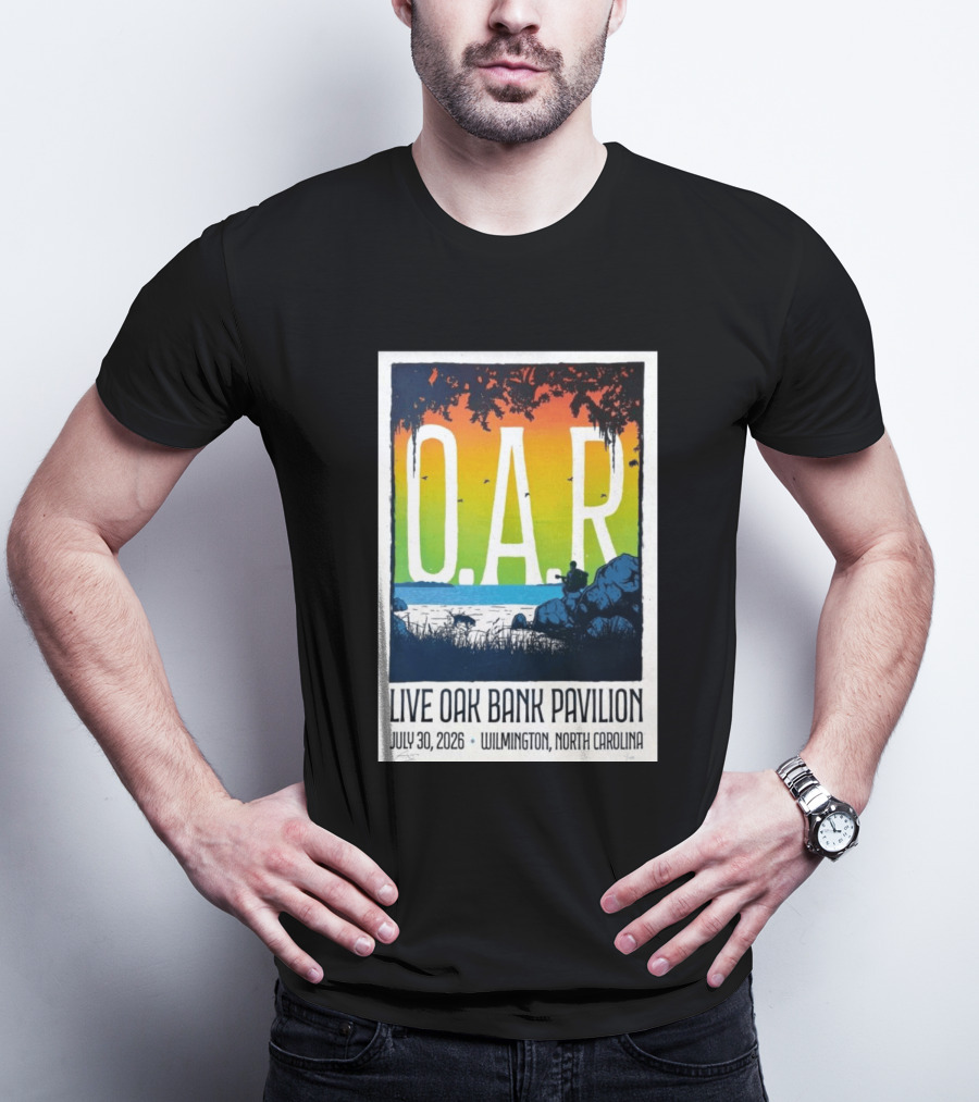 O.A.R. Live Oak Bank Pavilion July 30 2026 Wilmington North Carolina T-Shirt