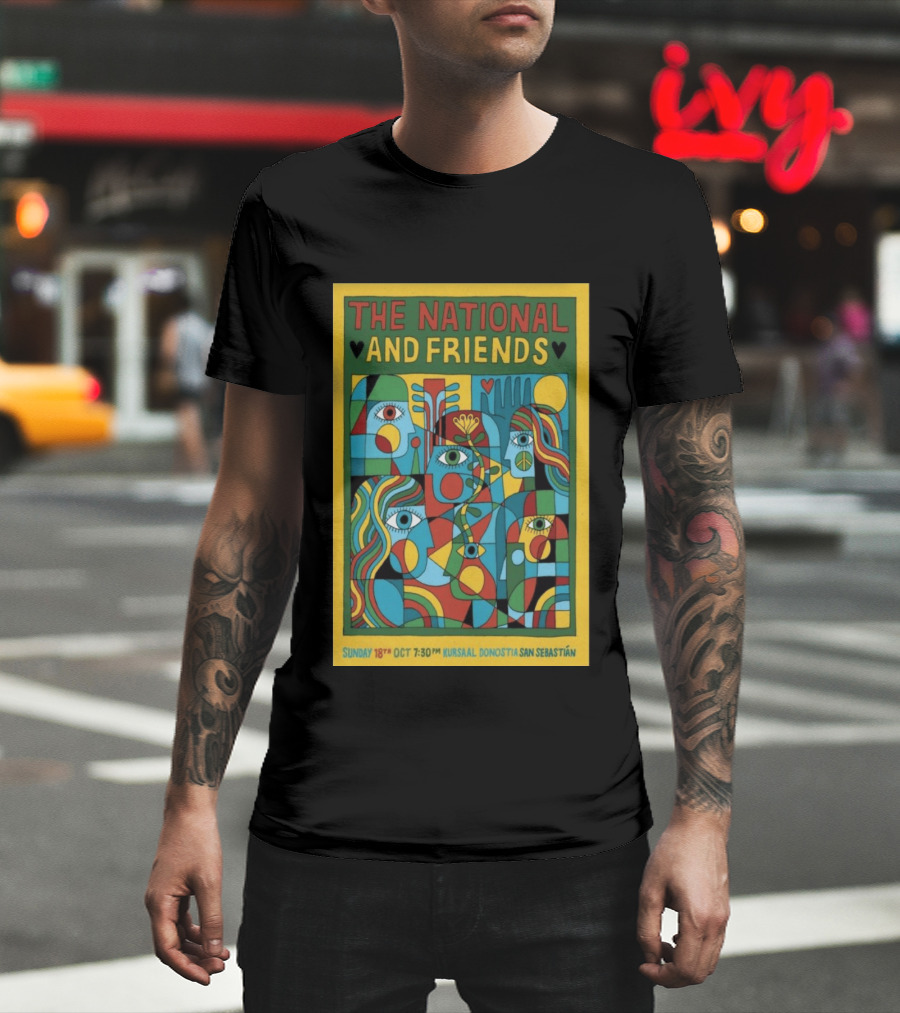 The National And Friends San Sebastián Concert October 18 Kursaal Donostia T-Shirt