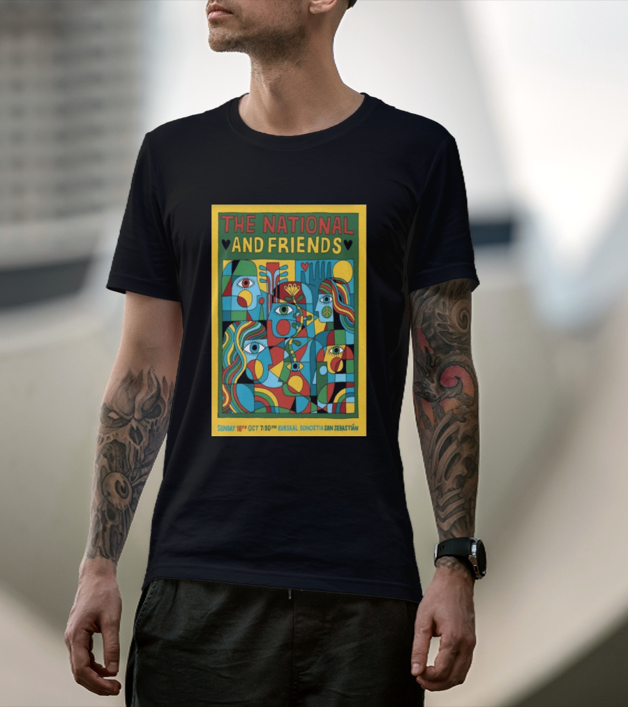 The National And Friends San Sebastián Concert October 18 Kursaal Donostia T-Shirt