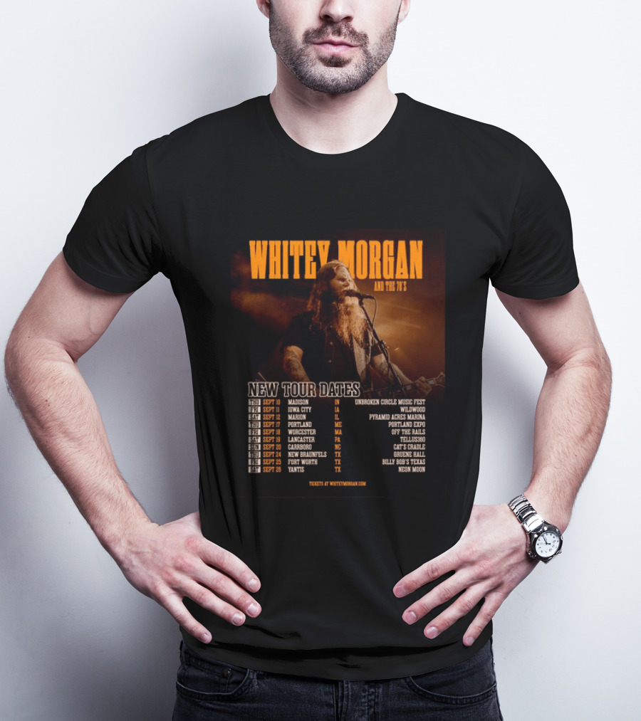 Whitey Morgan And The 78's New Tour Dates 2026 Concert Schedule T-Shirt
