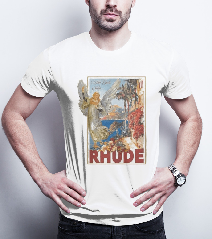 2 Chainz Rhude With Gods Help Angel Scenic Landscape T-Shirt