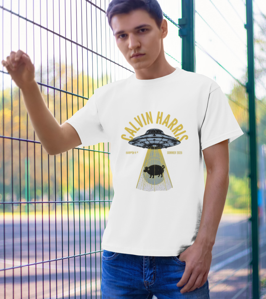 Calvin Harris UFO Sheep Hampden Park Summer 2026 T-Shirt