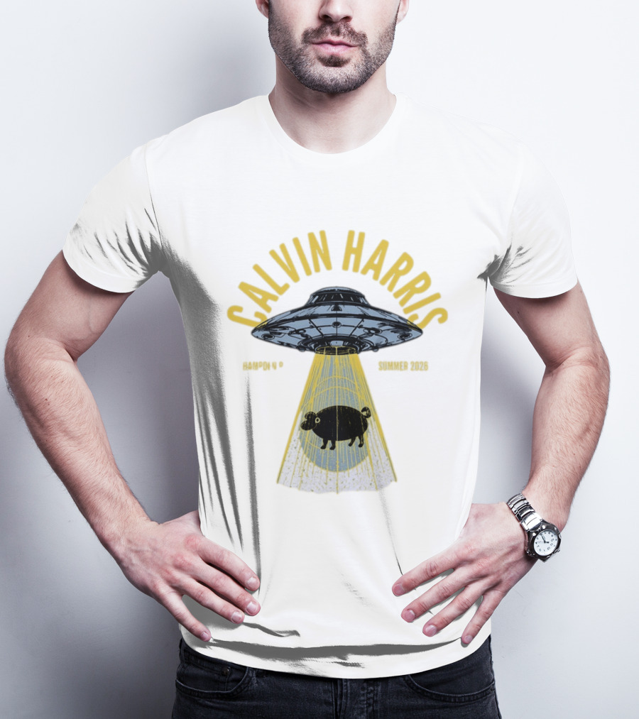 Calvin Harris UFO Sheep Hampden Park Summer 2026 T-Shirt