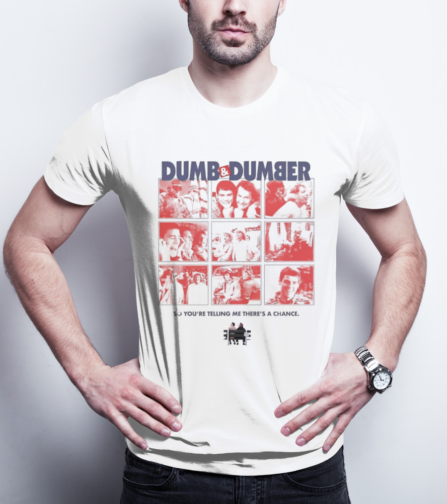 Dumb And Dumber So You're Telling Me There's A Chance Collage T-Shirt