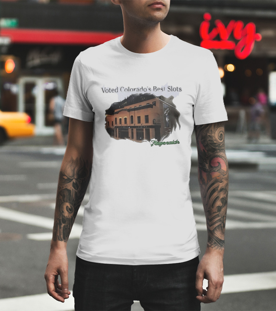 Voted Colorado's Best Slots Fitzgeralds Casino Black Hawk T-Shirt
