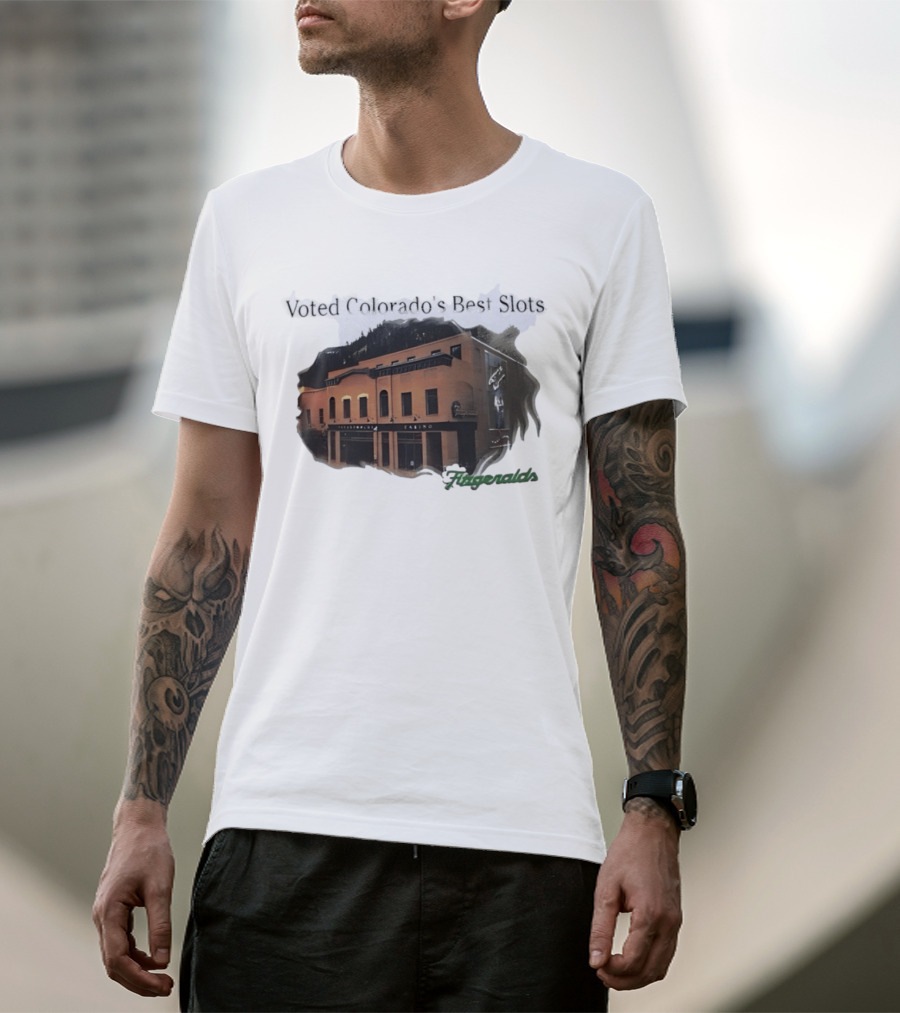 Voted Colorado's Best Slots Fitzgeralds Casino Black Hawk T-Shirt