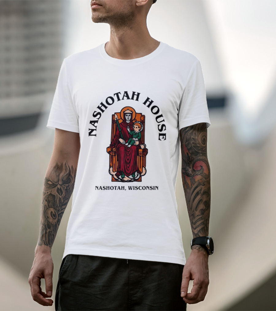 Nashotah House Virgin Mary And Child Jesus Icon Nashotah Wisconsin T-Shirt