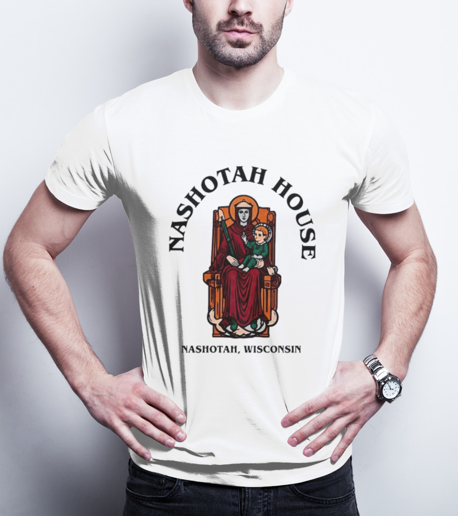 Nashotah House Virgin Mary And Child Jesus Icon Nashotah Wisconsin T-Shirt