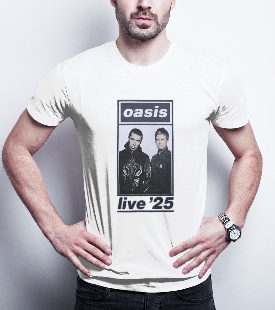 Oasis Live 2025 Liam Gallagher Band Tour T-Shirt