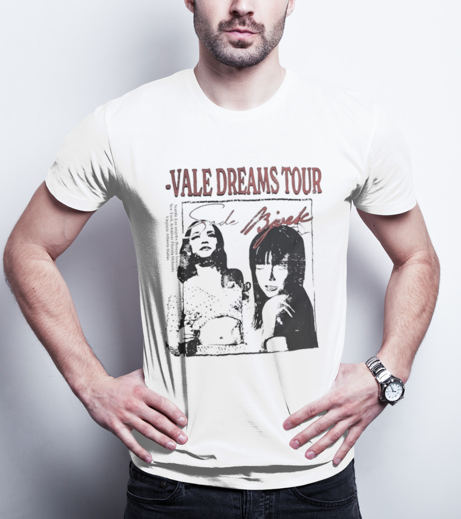 Vale Dreams Tour Sade Bjork 90s T-Shirt