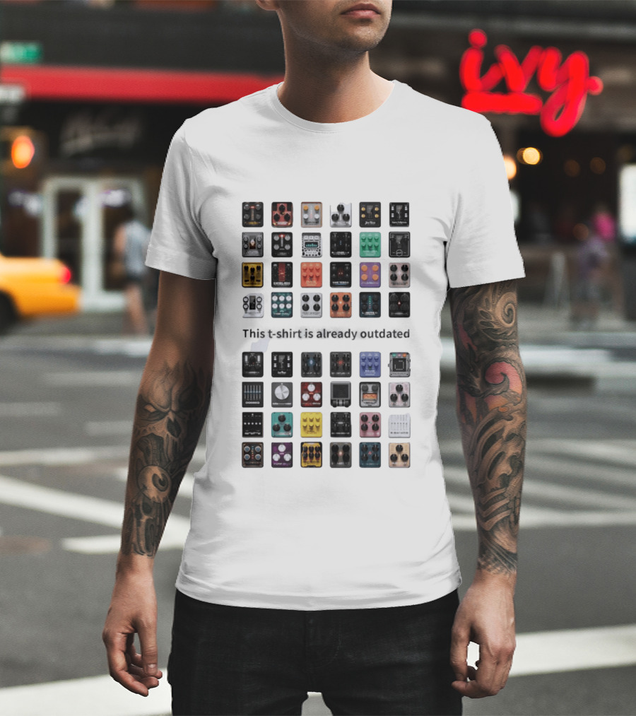 This Is Already Outdated Guitar Pedal Collection Effects T-Shirt