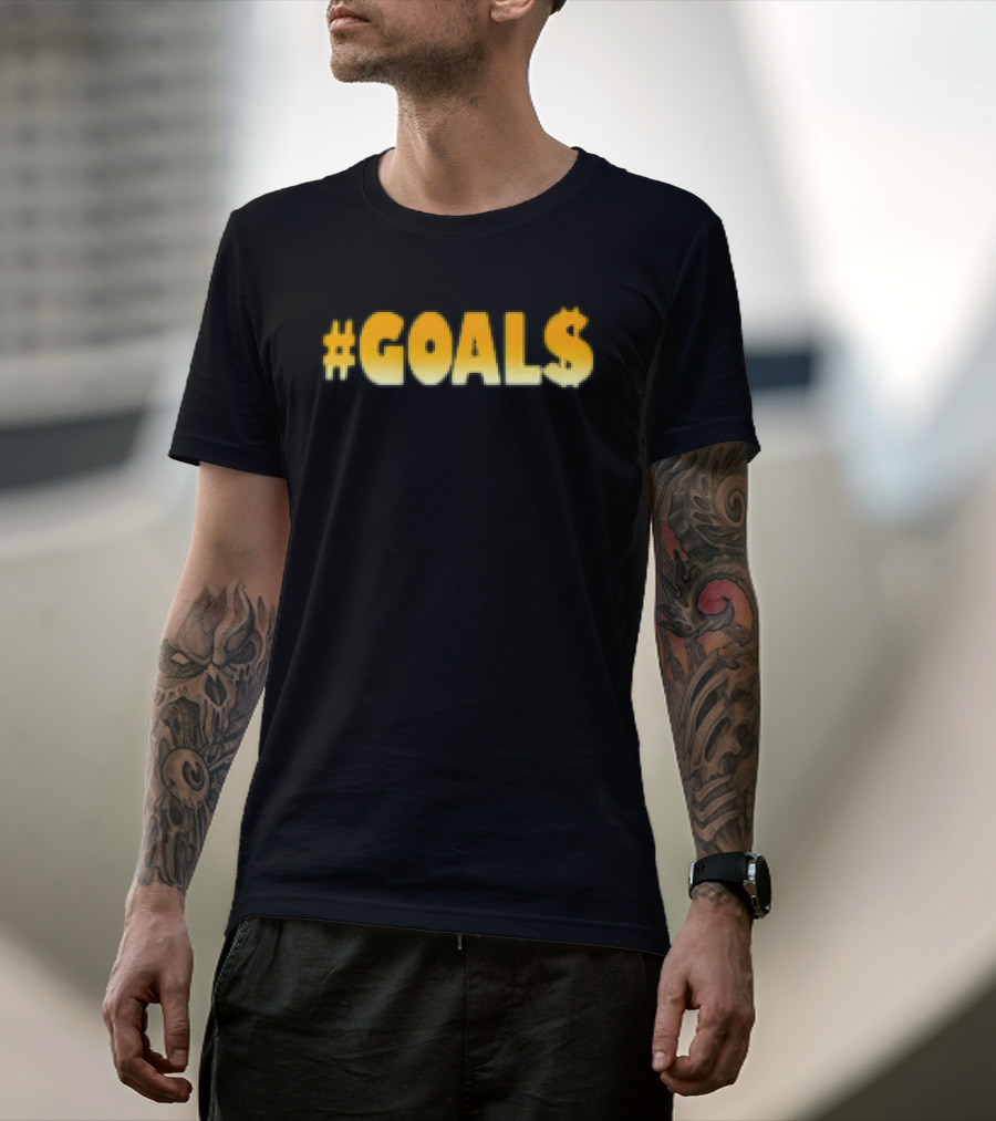 2024 New Year Money Goals Hashtag Wealth Ambitions Motivation T-Shirt