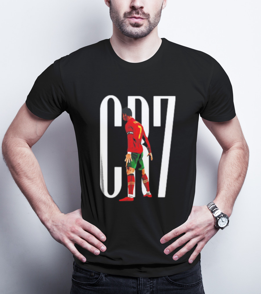 CR7 Cristiano Ronaldo Portugal National Team Iconic Number 7 Soccer Legend T-Shirt