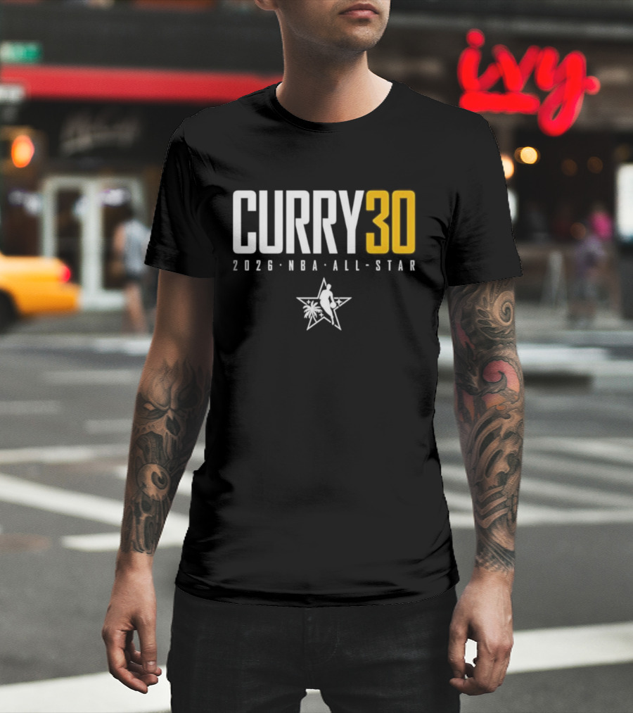 Curry30 2026 NBA All Star Golden State Warriors Iconic Basketball Star T-Shirt