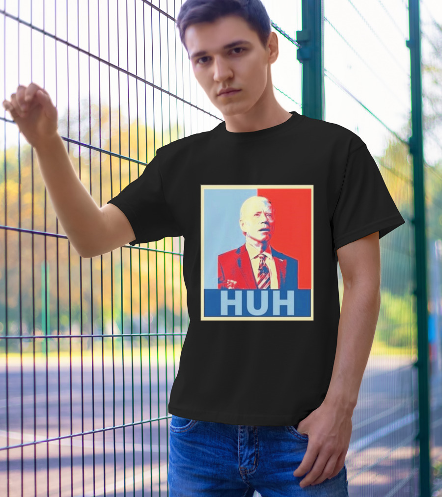 Huh Joe Biden Red Blue T-Shirt