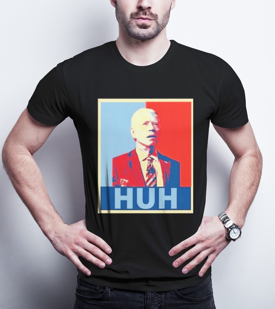 Huh Joe Biden Red Blue T-Shirt