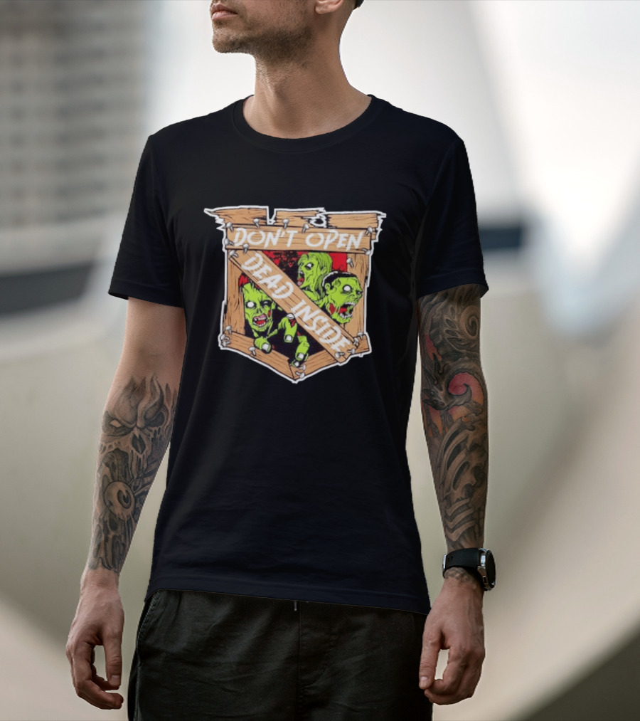 New York Rangers Halloween Don't Open Dead Inside Zombie T-Shirt