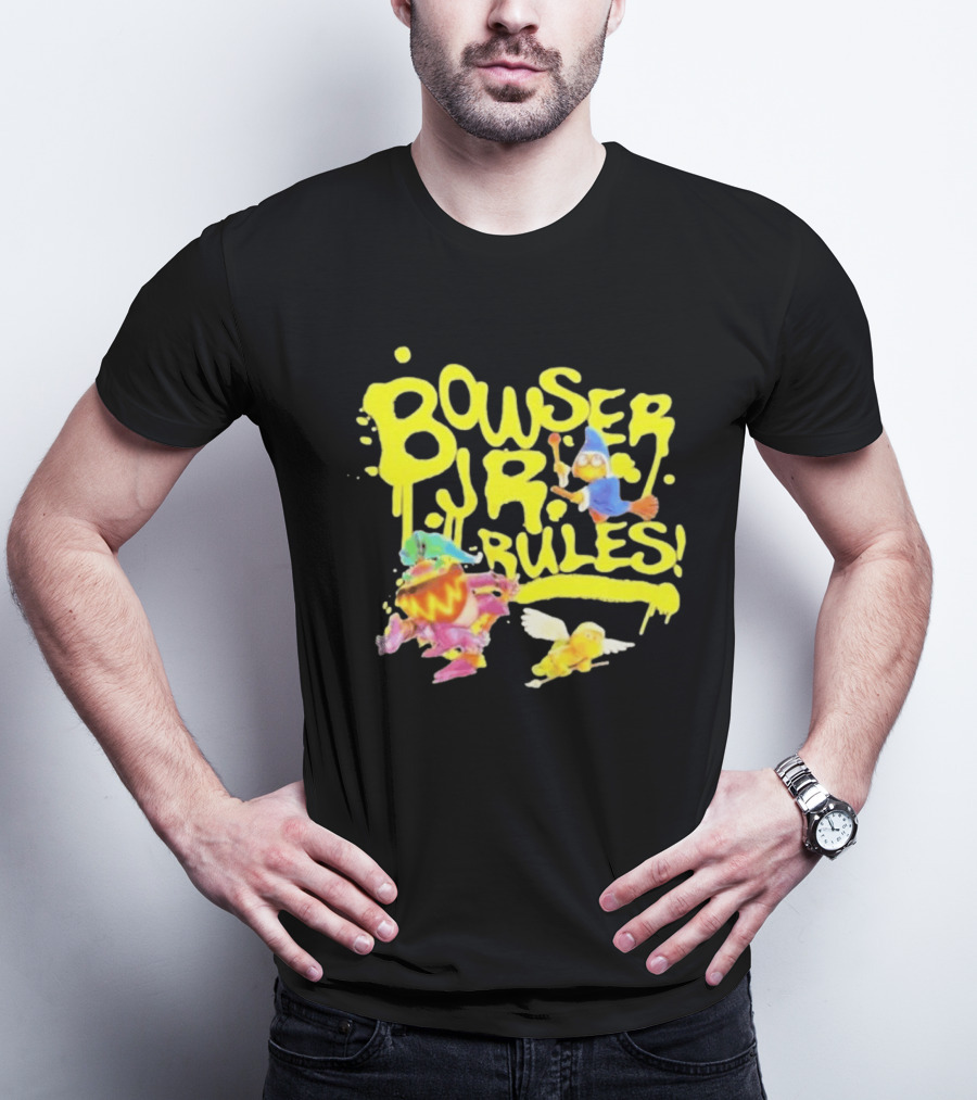 Bowser Jr Rules With Colorful Characters And Fun Styles T-Shirt
